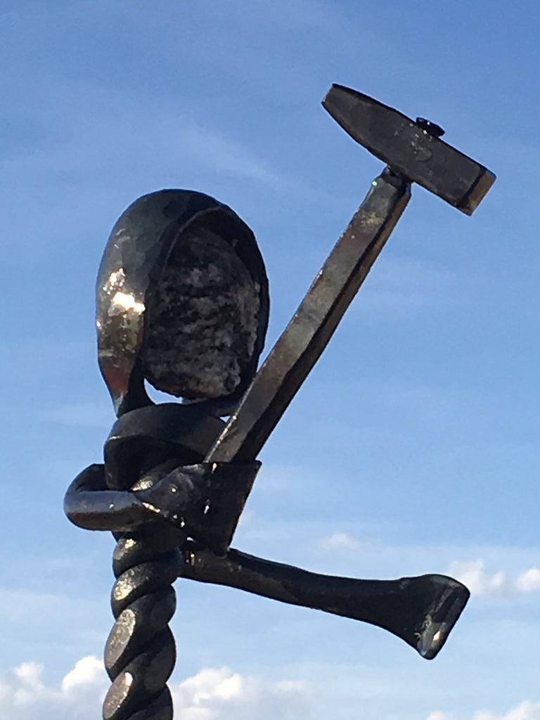 Custom Hand forged Post Toppers – Rhino & Ravens Forge