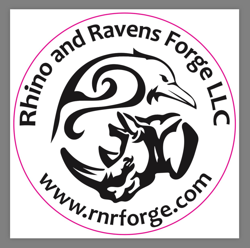 RnR Forge Stickers – Rhino & Ravens Forge