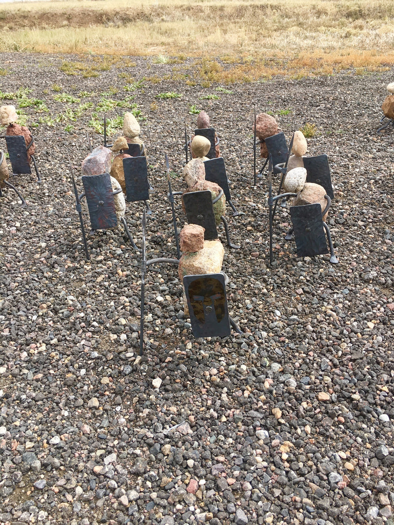 Sculpture - Spartan Rock Warrior – Rhino & Ravens Forge